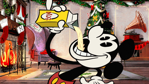 Merry Christmas Party GIF by Mickey Mouse - Find & Share on GIPHY