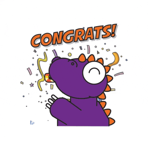 Congratulations Good Job GIF by BDDRC - Find & Share on GIPHY