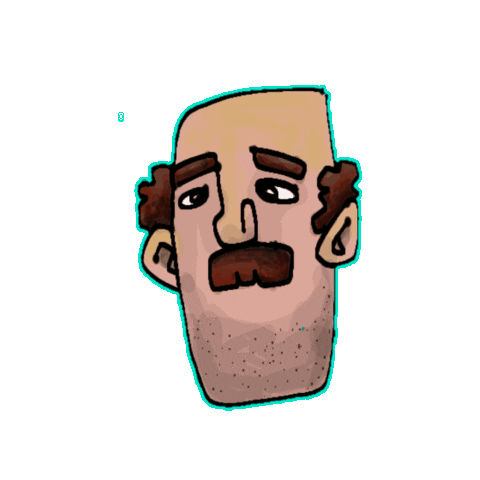 Old Man Face Sticker by dnldzee for iOS & Android | GIPHY
