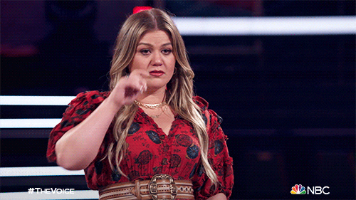 Kelly Clarkson Crying GIF by The Voice - Find & Share on GIPHY