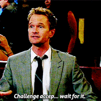 Barney Stinson Challenge Accepted Gif