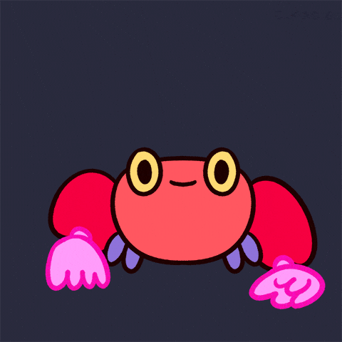 Crabby crab by pikaole | GIPHY