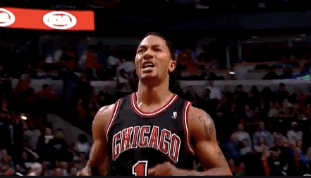 Derrick Rose Basketball GIF by RedEye Chicago - Find & Share on GIPHY