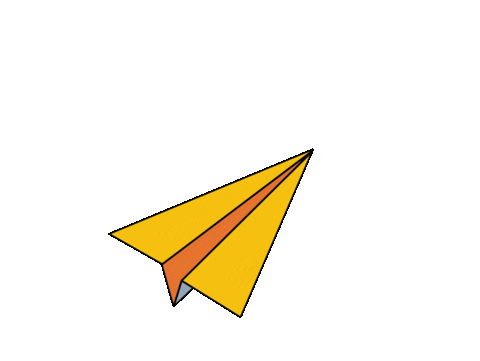 Paper Airplane Sticker for iOS & Android | GIPHY