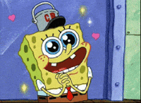 Spongebob Blushing Gif