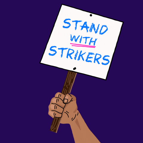 Never Cross the Picket Line by INTO ACTION | GIPHY