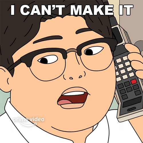 Cant Make It GIFs - Find & Share on GIPHY