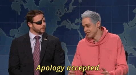 Apology Accepted GIFs - Get the best GIF on GIPHY