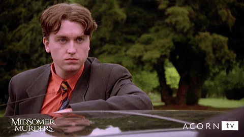 Midsomer Murders Shrug GIF by Acorn TV - Find & Share on GIPHY
