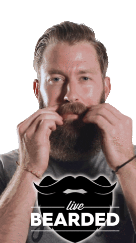Beard Badass Sticker by Live Bearded for iOS & Android | GIPHY