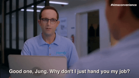 Hand You My Job GIFs - Get the best GIF on GIPHY