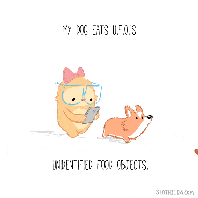 Dog Eating GIF by SLOTHILDA - Find & Share on GIPHY