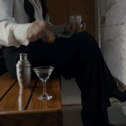 James Bond Martini Gif