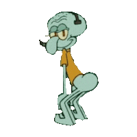 Squidward Twerking Gif