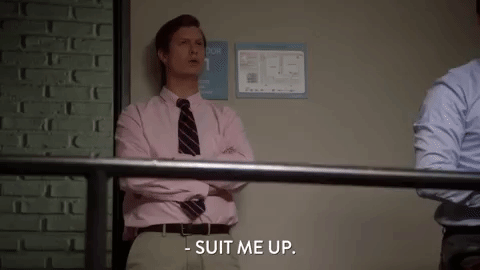 Suit-me-up GIFs - Get the best GIF on GIPHY