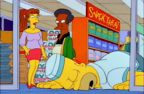 Homer Sleep GIFs - Get the best GIF on GIPHY