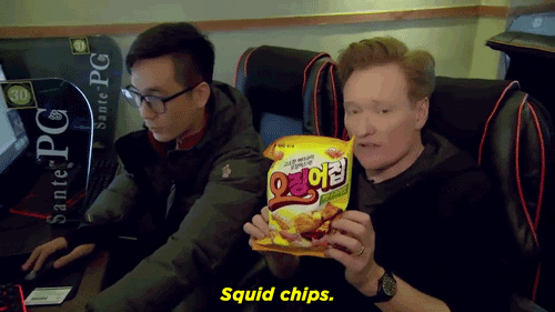 Squid Chips GIFs - Get the best GIF on GIPHY