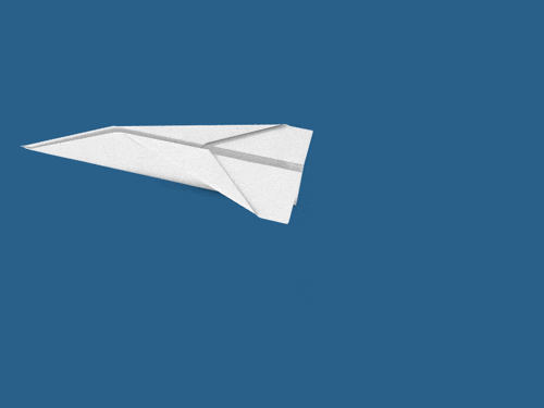 Flying Papers Gif