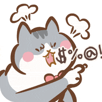 Pissed Off Cat Gif