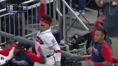 Happy Atlanta Braves GIF by MLB - Find & Share on GIPHY