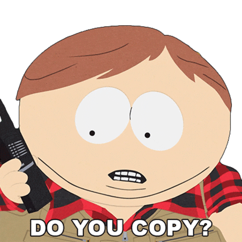 Do You Copy Walkie Talkie Sticker by South Park for iOS & Android | GIPHY