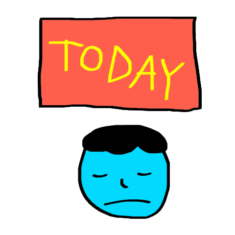 Sad Bad Day Sticker by Aaron's World 94 for iOS & Android | GIPHY