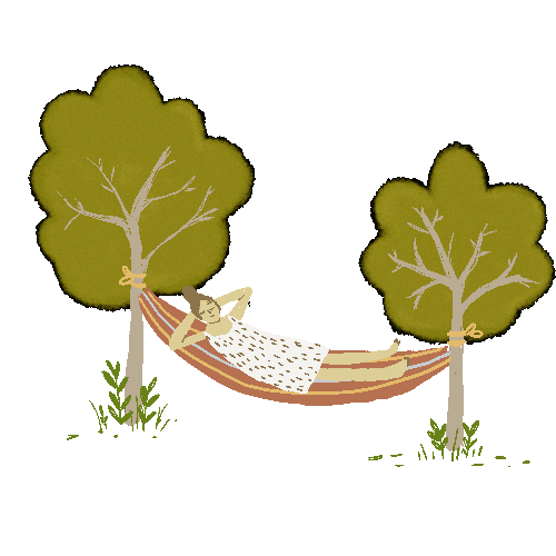 Weekend Chill Sticker by gloriapittmann for iOS & Android | GIPHY