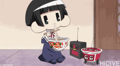 Anime Eating Noodles Gif