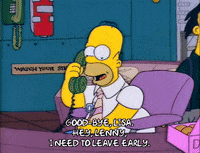 Leaving Work Early Gif