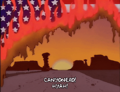 Burning Flag Showing The Desert GIFs - Get the best GIF on GIPHY