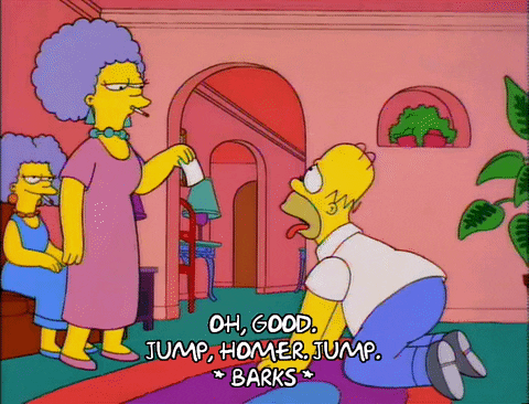 Jumping-homer GIFs - Get the best GIF on GIPHY