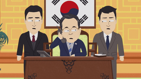 President Korea GIF by South Park - Find & Share on GIPHY