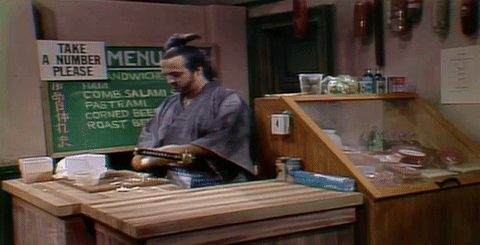 John Belushi, Chef Samurai