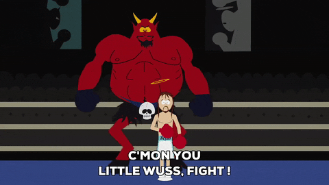 Satan Fight GIFs - Get the best GIF on GIPHY