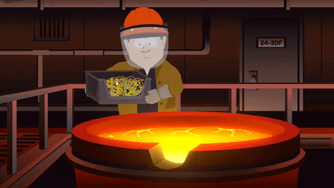 Gold Melting GIF by South Park - Find & Share on GIPHY