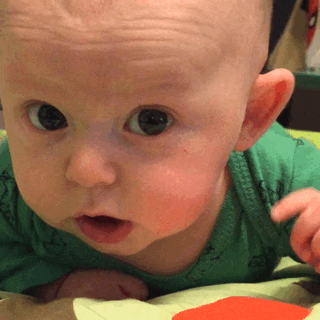 Baby Forehead GIF by Jacob Shwirtz - Find & Share on GIPHY