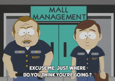 Talking Security Guard GIF by South Park - Find & Share on GIPHY