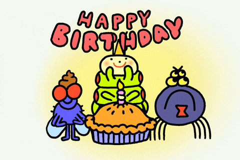 Happy Birthday Reaction Gifs GIF by GIPHY Studios Originals - Find ...