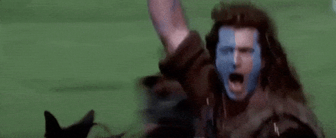 Freedom Braveheart GIF by David - Find & Share on GIPHY