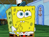 Spongebob Thinking Gif