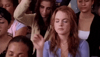 Mean Girls Raise Hand Gif