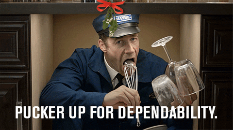 The Maytag Man Christmas GIF by Maytag - Find & Share on GIPHY