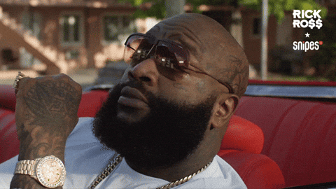 Excited Rick Ross GIF by Snipes - Find & Share on GIPHY