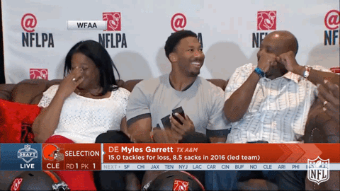 Myles Garrett Football GIF by NFL - Find & Share on GIPHY