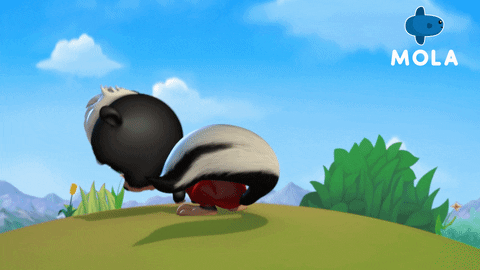 Skunk Spraying Gif