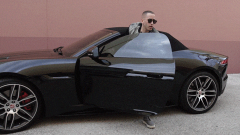 New trending GIF tagged music video car black… | Trending Gifs