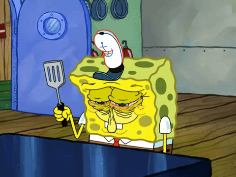 Spongebob Tired Gif