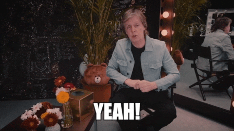 Hell Yeah Reaction GIF by Paul McCartney - Find & Share on GIPHY