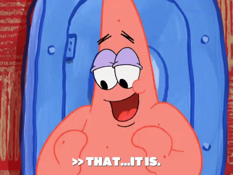 Patrick Thinking Gif