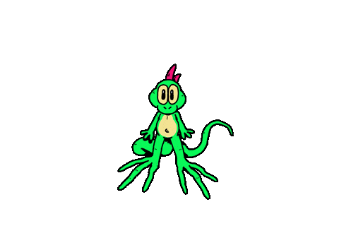 Lizard Party Stickers by Nicky Rojo | GIPHY